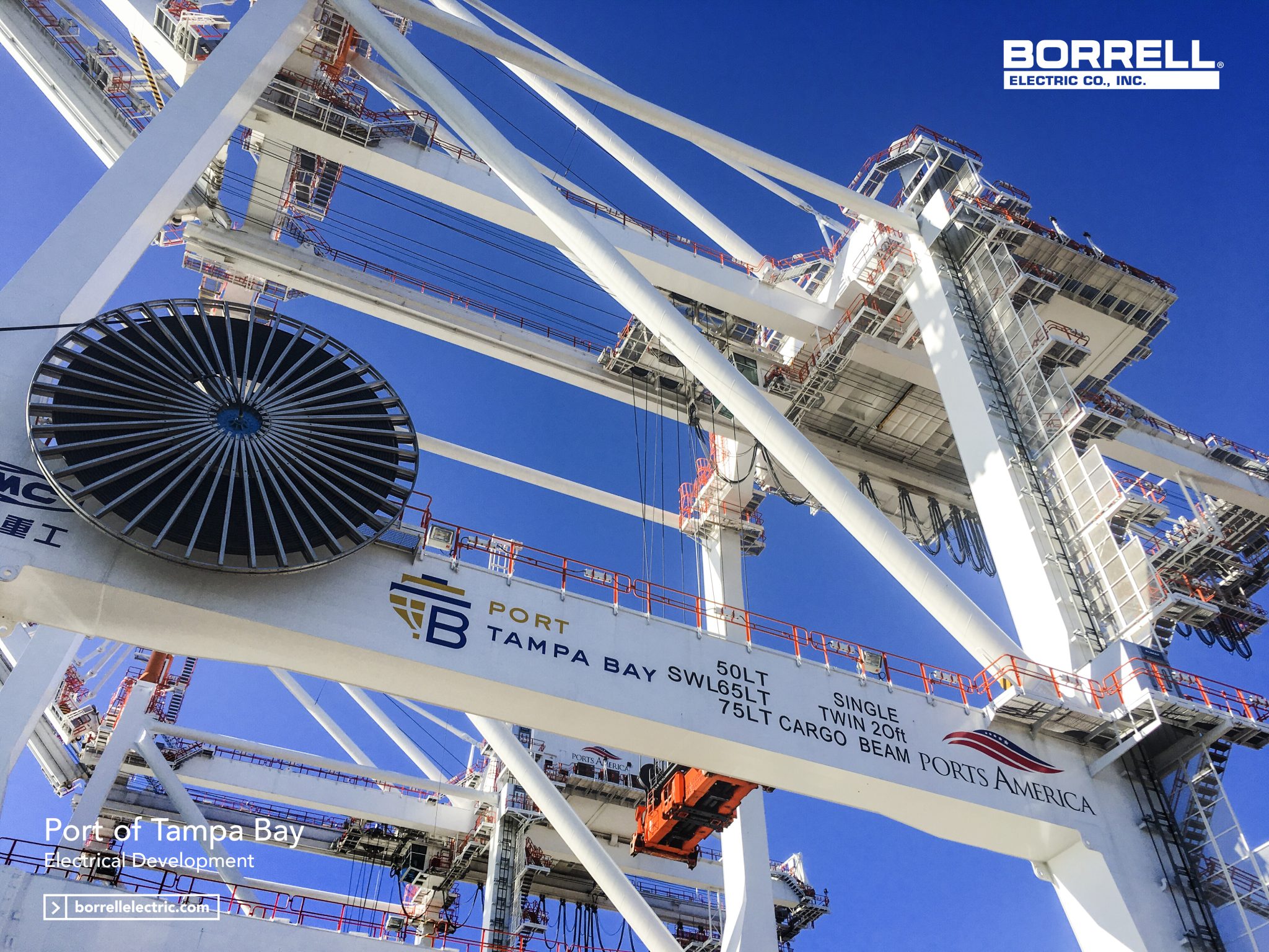Port of Tampa Gantry Cranes - Borrell Electric